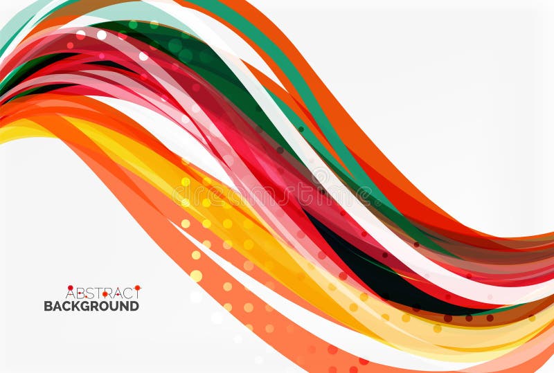 Flowing Abstract Background Stock Vector - Illustration of gyrate ...