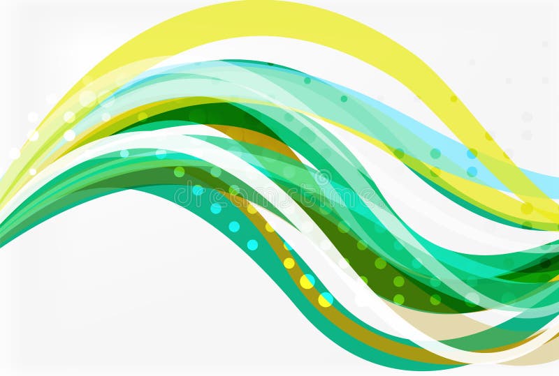 Flowing Abstract Background Stock Vector - Illustration of abstract ...