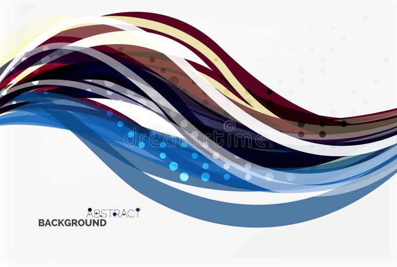 Flowing Abstract Background Stock Vector - Illustration of backgrounds ...