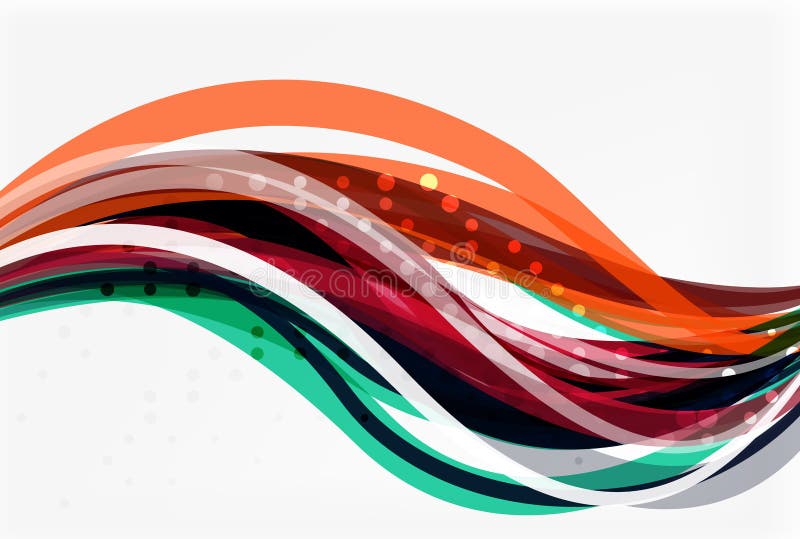 Flowing Abstract Background Stock Vector - Illustration of flowing ...