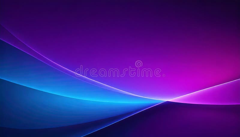 Flowing Abstract Design Features Intersecting Waves of Blue, Violet ...