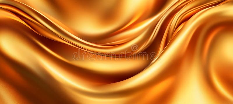 Flowing Abstract Gold Metallic Background with Dynamic, Radiant Texture ...