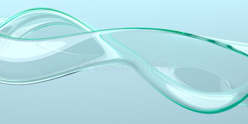 Flowing Abstract Waves in Tranquil Turquoise Design for Modern ...