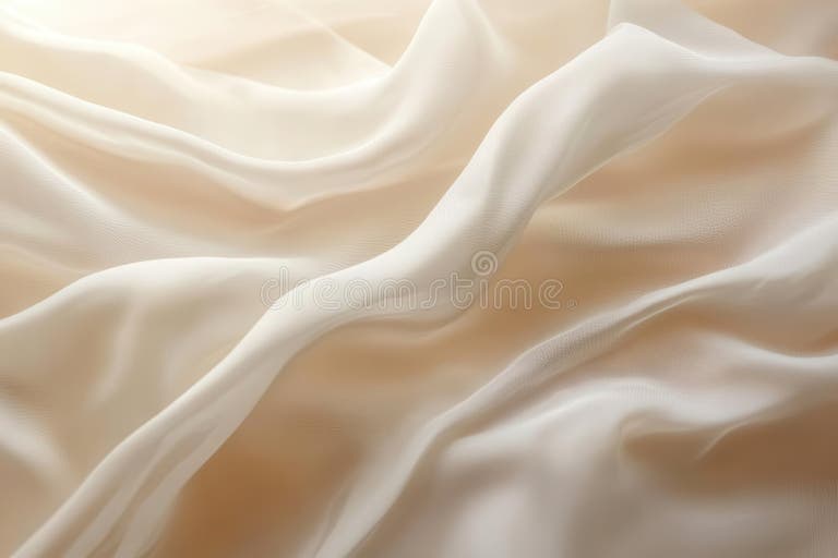 Flowing Beige Material for Backdrops, Smooth and Elegant Fabric Texture ...