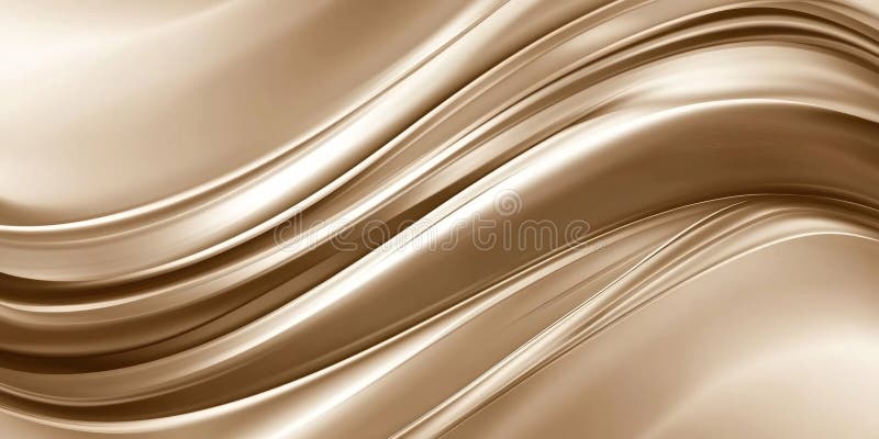Flowing Beige Waves Creating a Luxurious and Abstract Background, Ideal ...