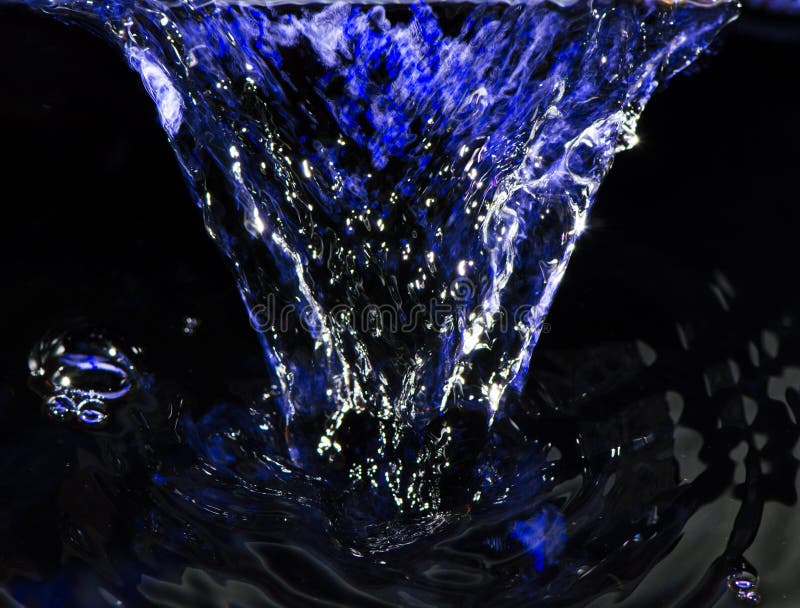 Flowing blue water stock photo. Image of flowing, water - 34157778