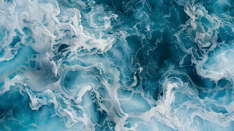 Flowing Blue and White Abstract Textures, a Serene and Fluid ...