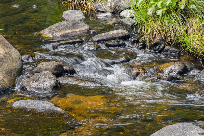 Flowing Water through the Wilderness Stock Photo - Image of rocks ...