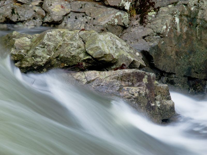 Flowing Brook in Winter stock photo. Image of long, nature - 46271456