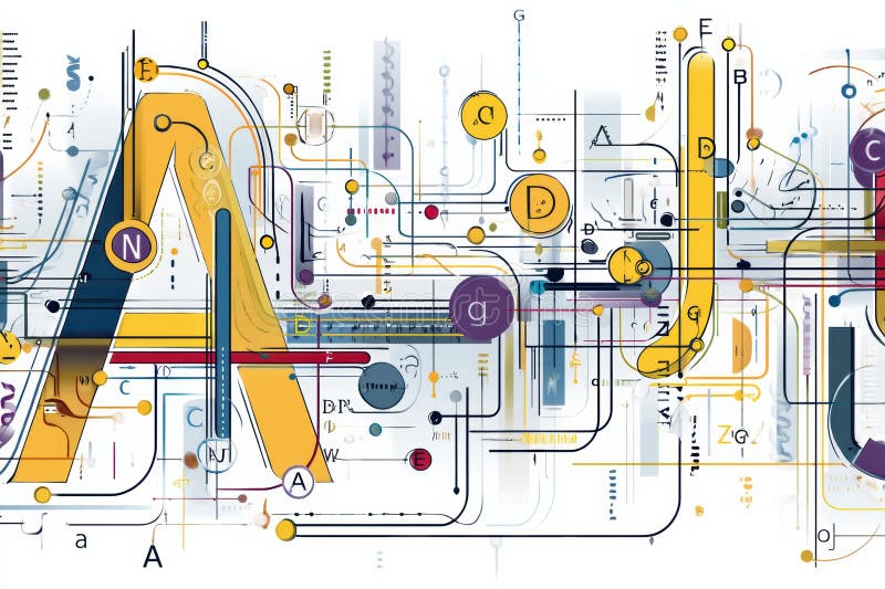 Flowing Characters and Logic Chains Illustrate the Complexity of AI Language Processing in a ...