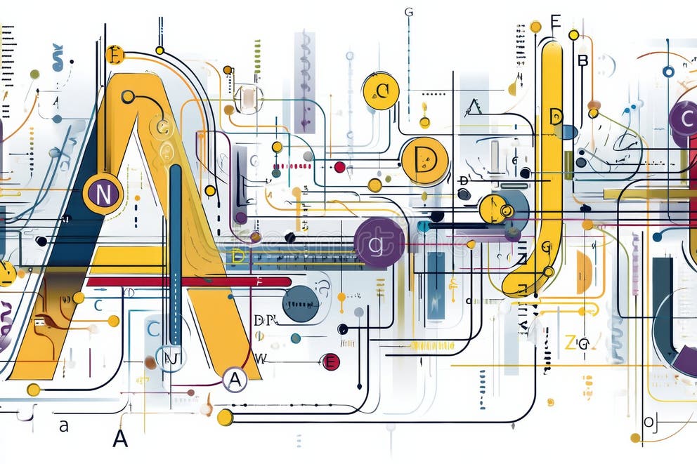 Flowing Characters and Logic Chains Illustrate the Complexity of AI Language Processing in a ...