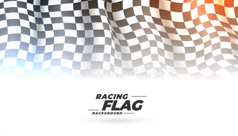 Flowing Checkered Rally Flag Background for Event Winner Stock ...