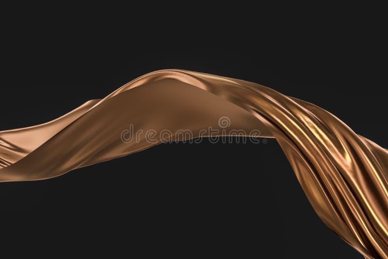 Flowing Cloth, Abstract Color Background, 3d Rendering Stock ...