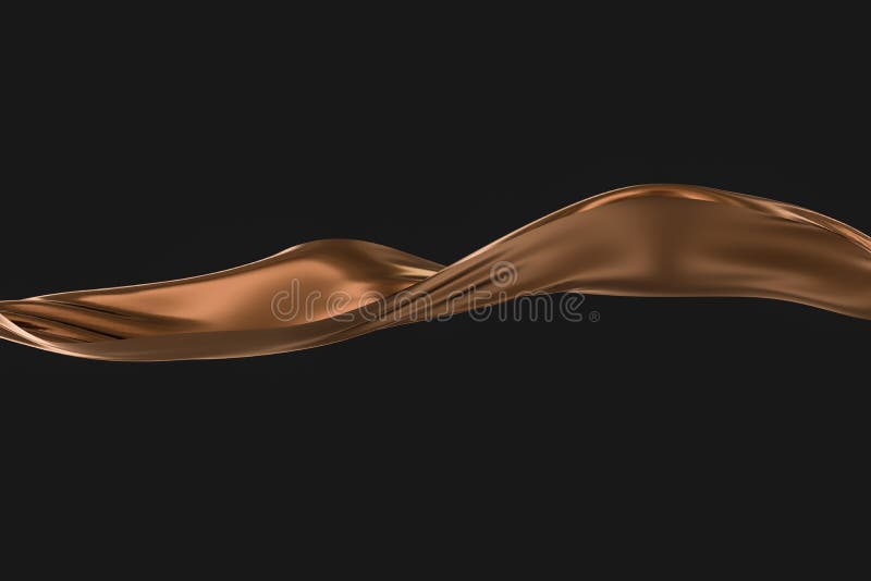 Flowing Cloth, Abstract Color Background, 3d Rendering Stock ...