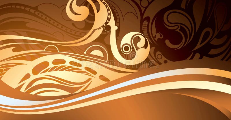 Flowing Coffee stock vector. Illustration of foam, banner - 15871138