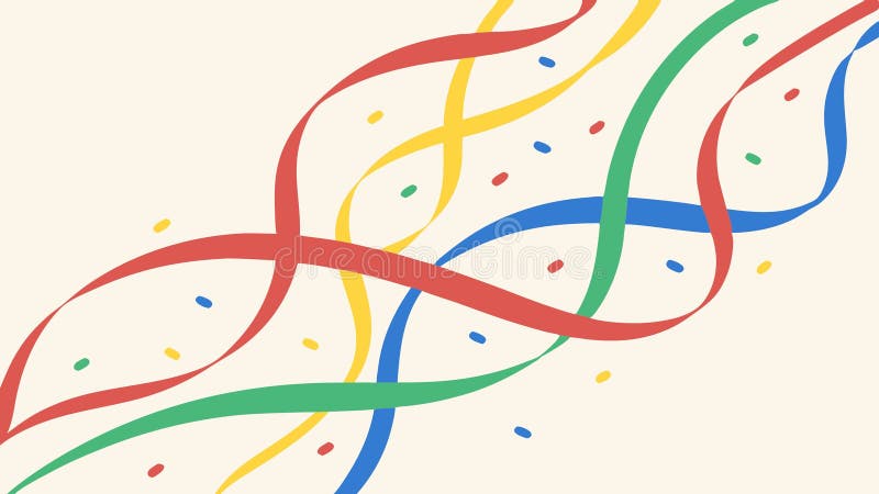 Flowing Colorful Ribbons Vector Graphic, Vector Design Generative AI ...