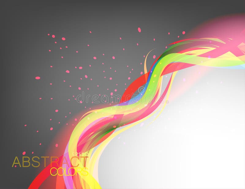 Flowing Colors Shape Scene Vector Stock Vector - Illustration of ...