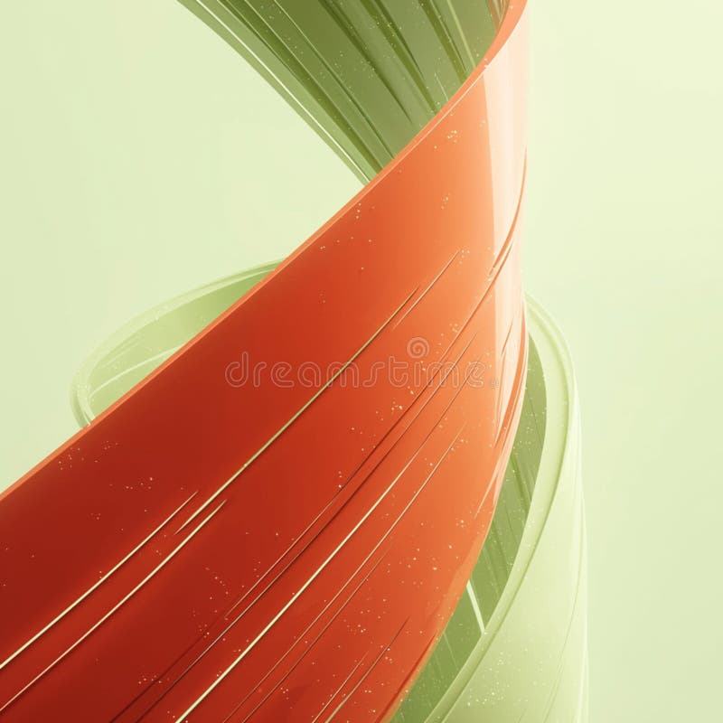 Flowing Curves Create Captivating Background in Immersive 3D Rendering ...