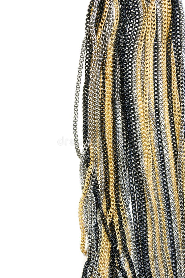 Metal chain stock image. Image of heavy, silver, cascade - 30298251