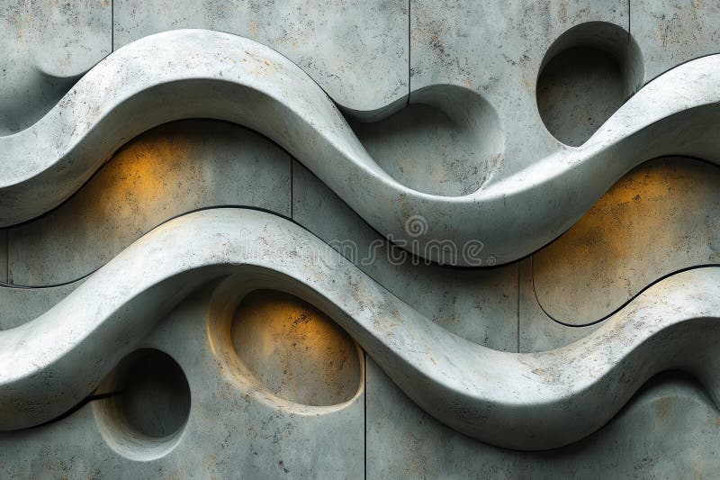 Flowing Designs Mimicking the Rhythmic Movement of Ocean Waves with ...