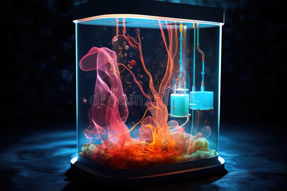 Flowing Electrolyte Inside a Microbial Fuel Cell Stock Photo - Image of ...