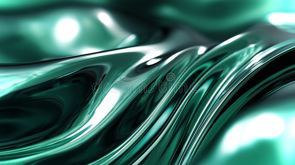 Flowing Emerald Texture Creates a Dynamic Backdrop for Modern Design ...