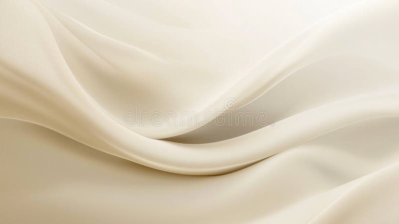 Flowing Fabric in Soft Beige Smooth Abstract Background Stock ...