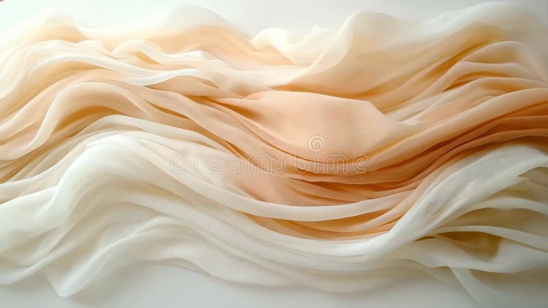 Elegant Flowing Fabric with Soft Textures and Colors Stock Footage ...