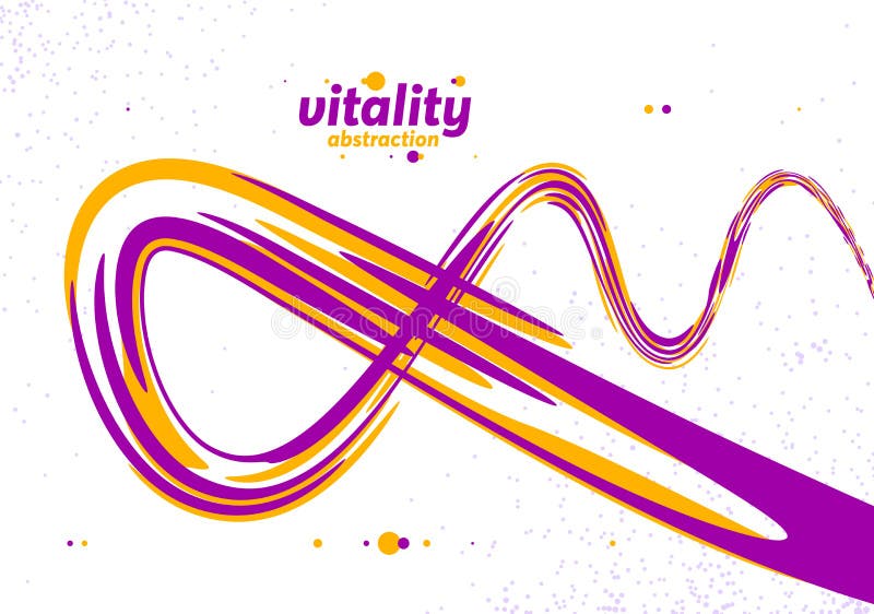 Flowing Fluid 3D Dimensional Abstract Shape, Dynamic Design Element ...