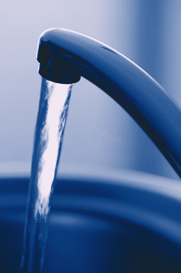 Flowing Fresh Tap Water Stock Image Image Of Drink Clean 2723955