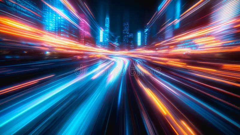 Flowing Glowing Binary Code in a Futuristic Digital Data Stream ... Flowing Glowing Binary Code in a Futuristic Digital Data Stream ...