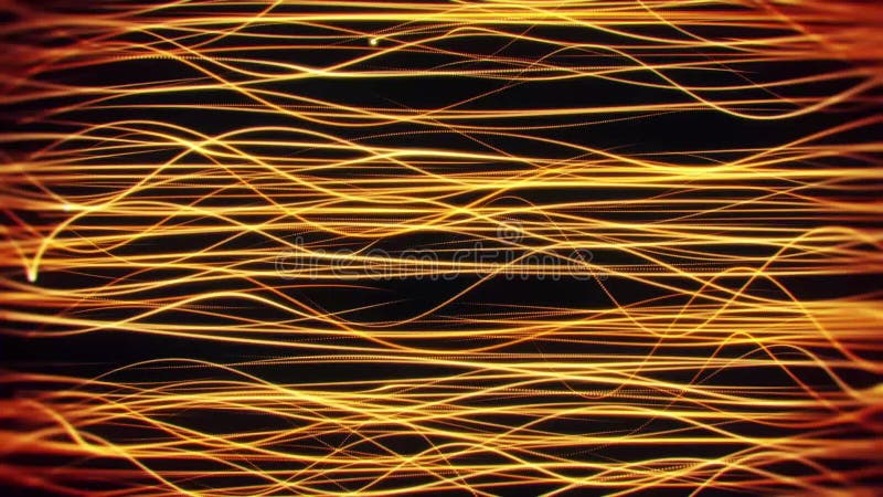Flowing Gold Abstract Lines Loopable Motion Background Backdrop Stock ...