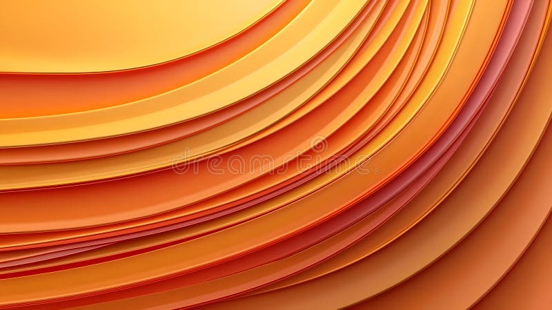 Flowing Gradient Lines in Warm Orange Tones Stock Photo - Image of ...