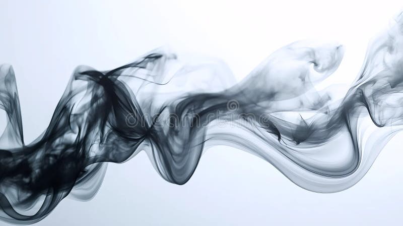Abstract Gray Smoke Wave Background Design Stock Illustration ...