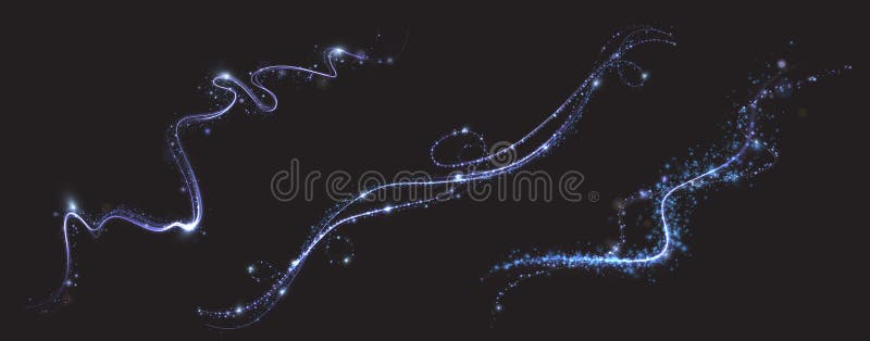 Flowing Green Abstract Wave with a Magical Line Design, Featuring ...