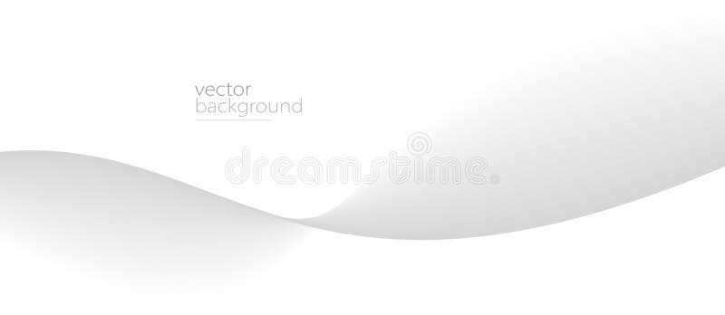 Flowing Grey Curve Shape with Soft Gradient Vector Abstract Background ...