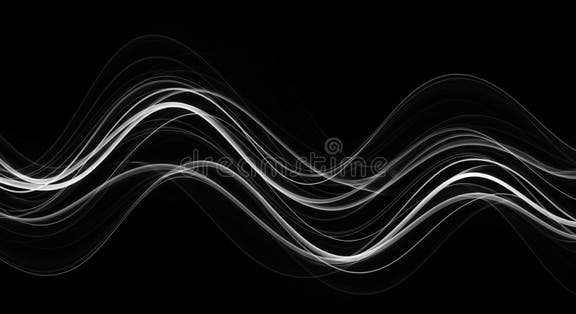 Flowing, Intertwined White Light Waves Form Dynamic, Sinuous Patterns ...