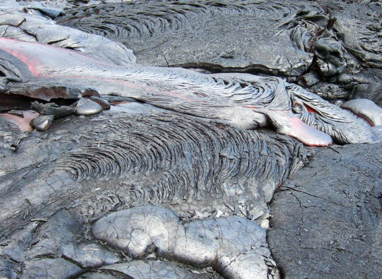Flowing Lava stock photo. Image of hawaiian, hike, erupting - 2957068