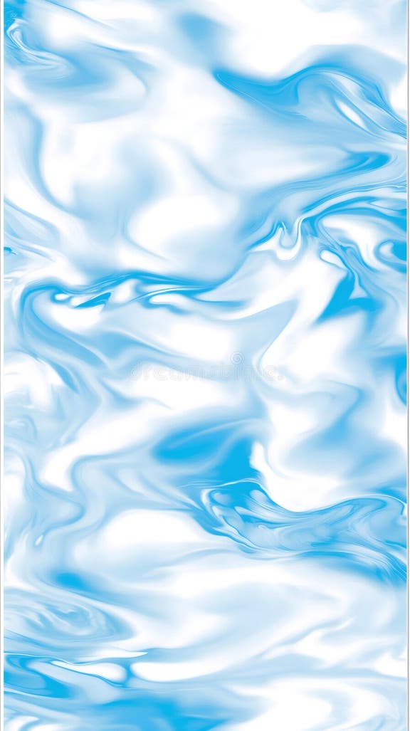 Flowing Light Blue and White Liquid Marble Texture, Creating Dynamic ...