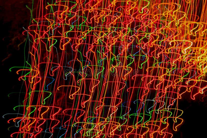 Flowing Light Effect, Multi-colored Curves Backgrounds, Abstract Stock ...