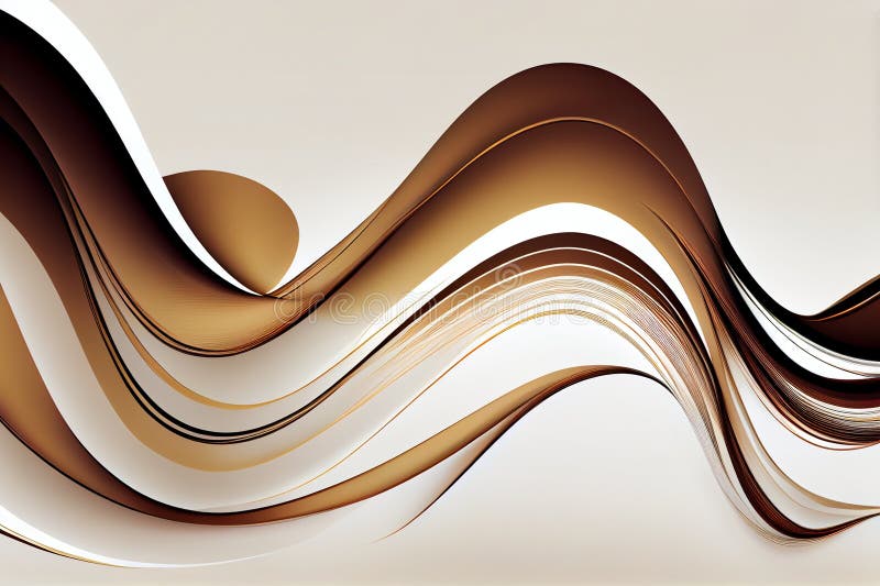 Flowing Line Abstract Isolated Background Stock Illustration ...