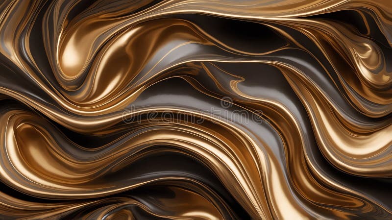 Flowing Liquid Bronze Texture Inviting Exploration of Tactile Surface ...
