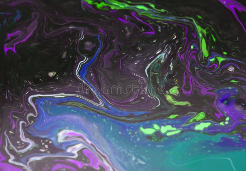 Flowing Marbled Paper. stock image. Image of acrylic - 159095833