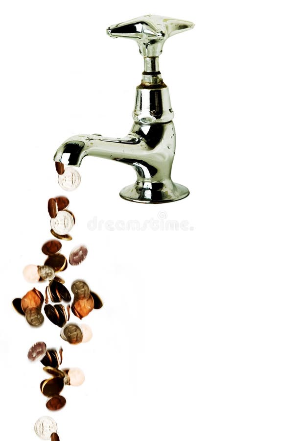 Flowing Money stock photo. Image of bankruptcy, gain, bankrupt - 569214