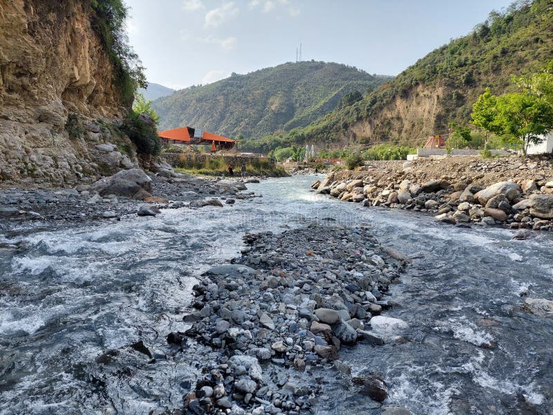 Flowing neelum river stock photo. Image of flowing, neelum - 253706570