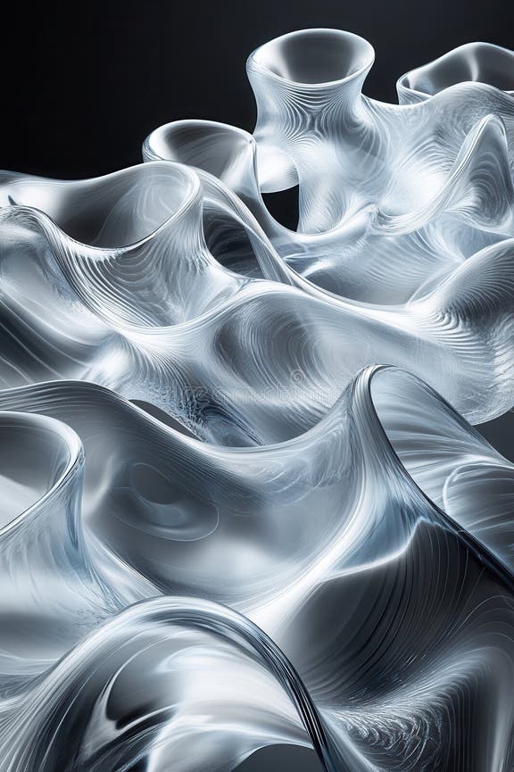 Flowing Organic Shapes with a Pulsating, Dynamic Effect, Featuring ...
