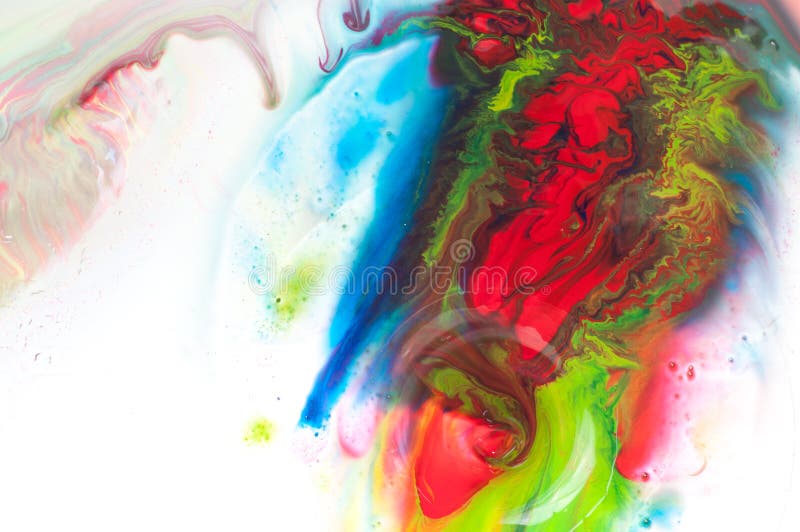 Flowing paint stock illustration. Illustration of blue - 92201256