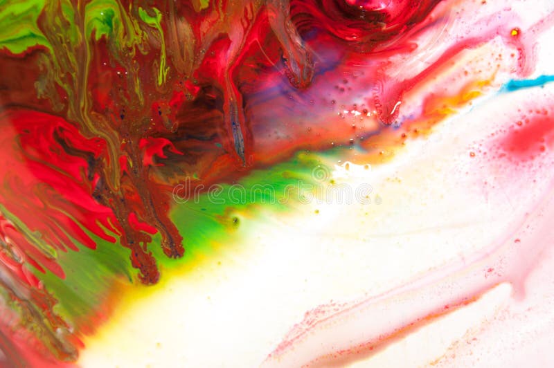 Flowing paint stock photo. Image of green, color, yellow - 92201382