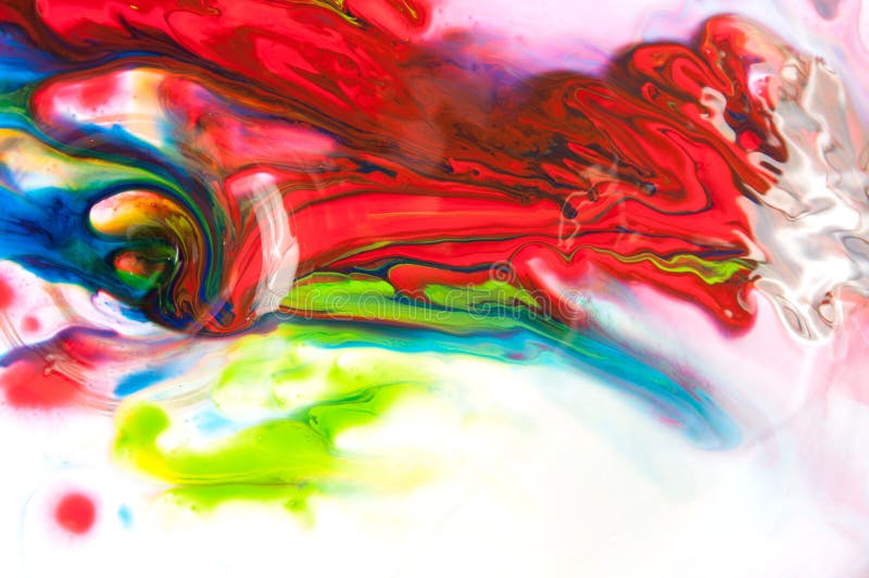 Flowing paint stock photo. Image of blue, spreading, bursts - 92201406