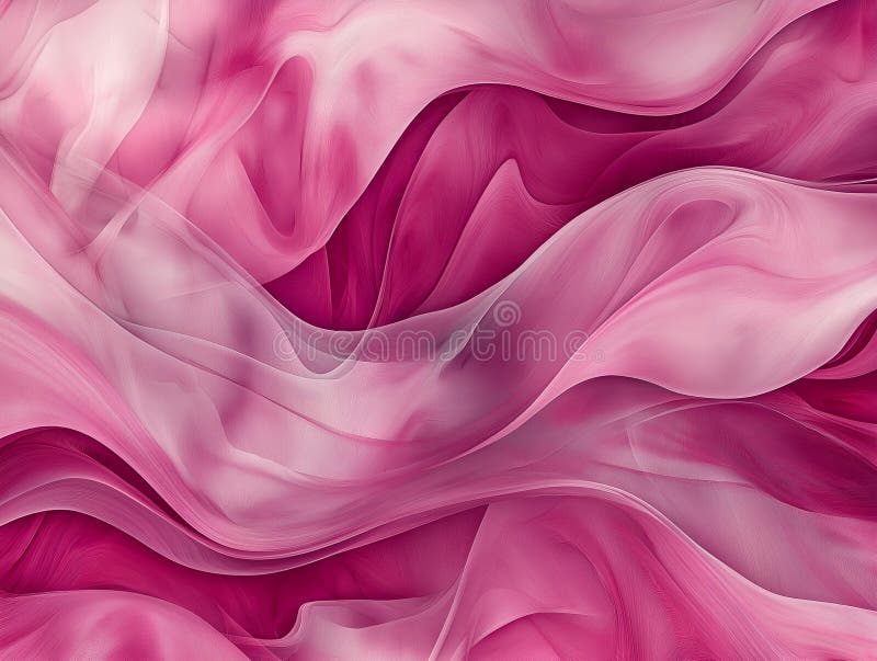 Flowing Pink Silk Abstract Background Elegant Flowing Pink Silk ...
